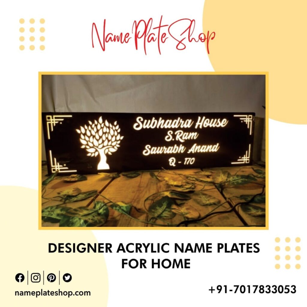 Best Designer Acrylic Nameplates Available Online