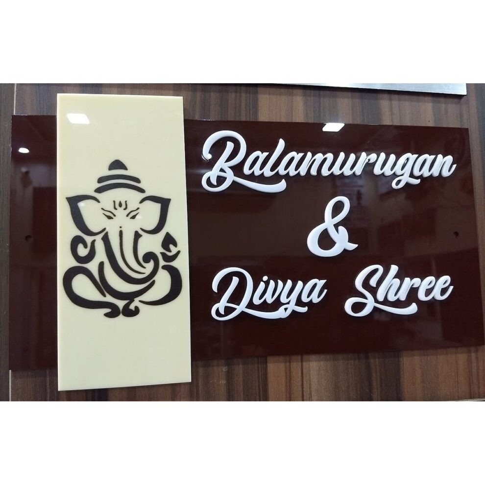 Acrylic Nameplate with UV Technology | Nameplate Shop