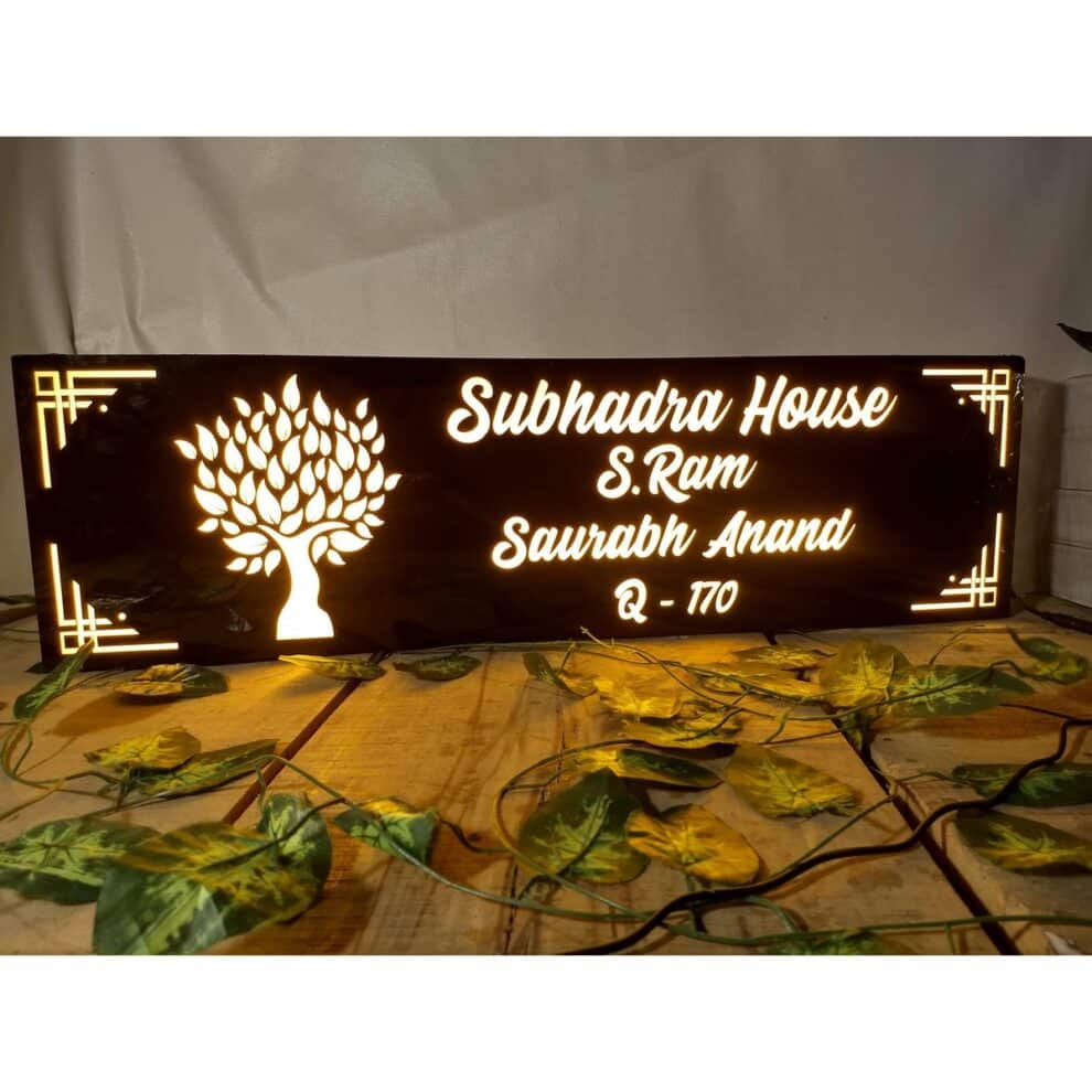 Acrylic Nameplate with UV Technology | Nameplate Shop