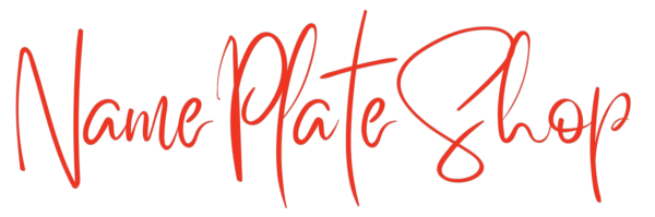 Aggarwal's Metal House Name Plate - Customizable