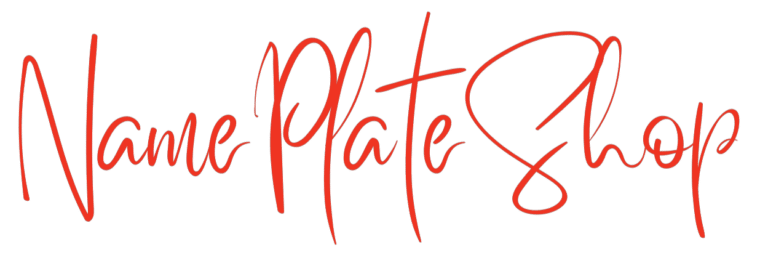 Aggarwal's Metal House Name Plate - Customizable