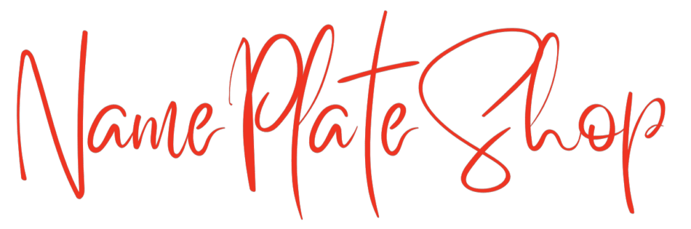 Best LED Acrylic Name Plate - Nature Theme Name Plate