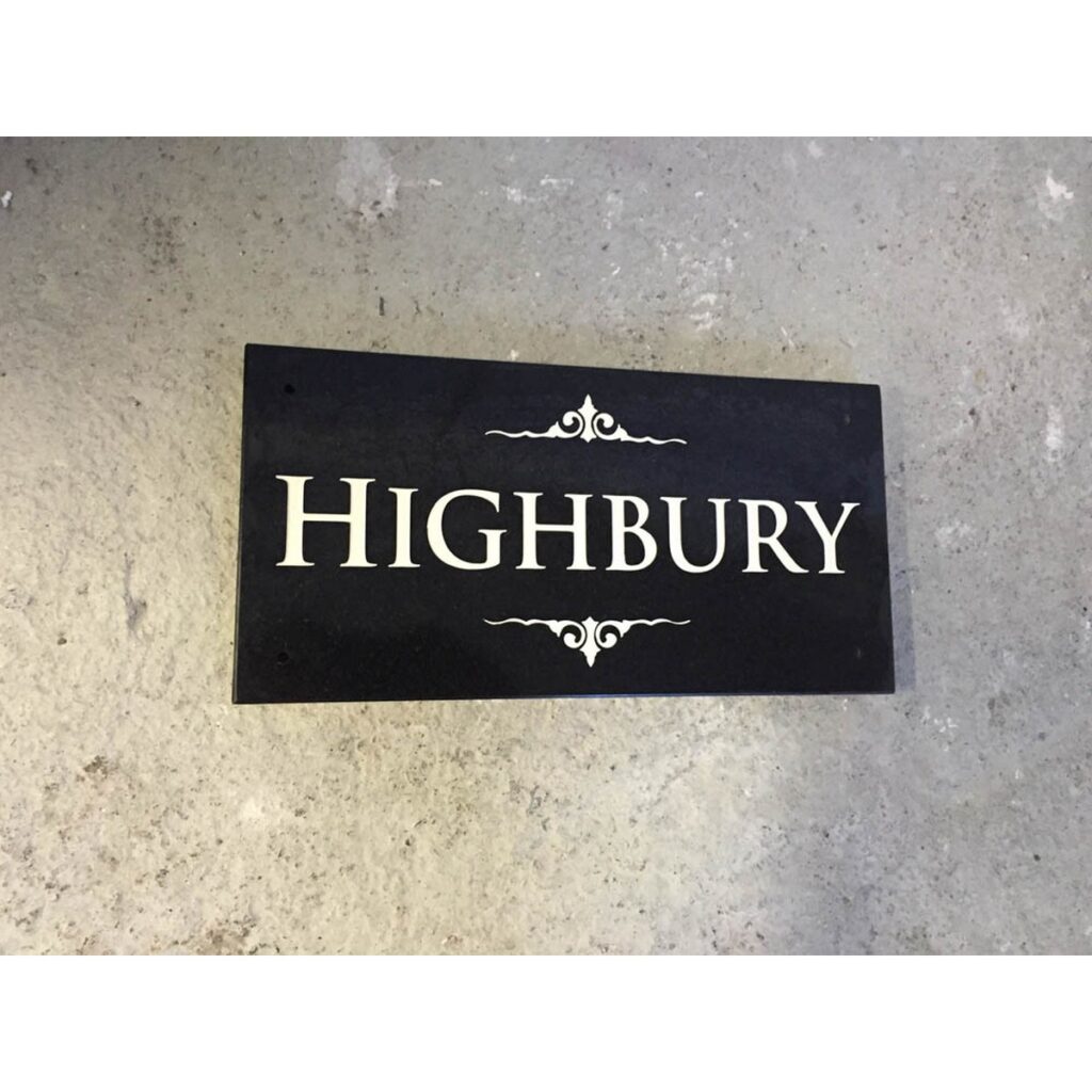 Wood Texture Acrylic LED Name Plate | Nameplate Shop