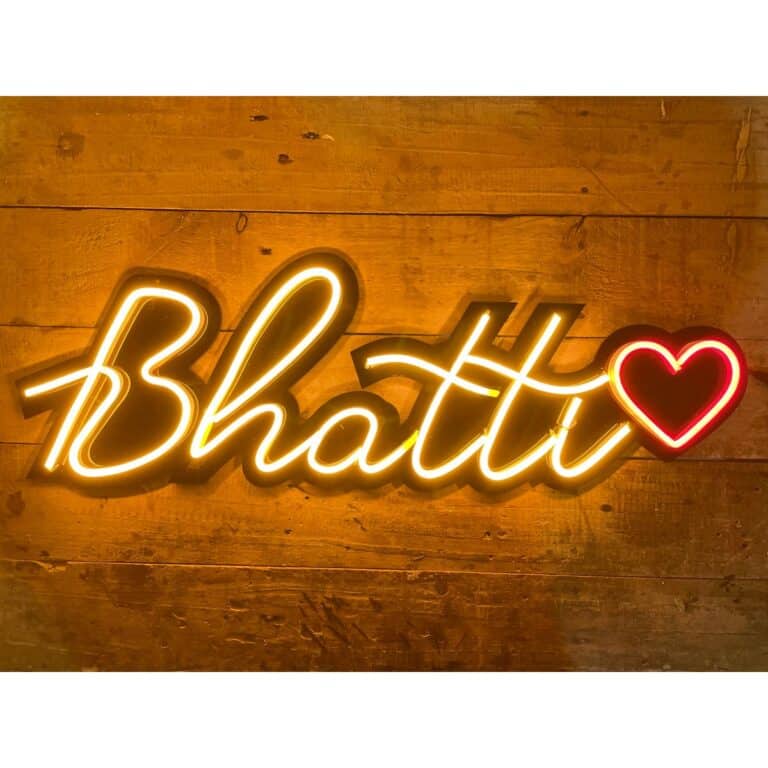 Transparent Acrylic Neon Sign With Lights Online