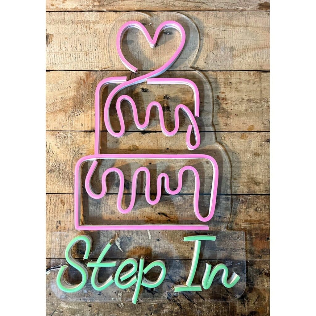 Acrylic Neon Sign - Cake Cafe Shop Acrylic Neon Sign