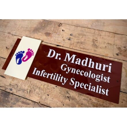 Doctor Acrylic Name Plate - Eye Catching Design Online