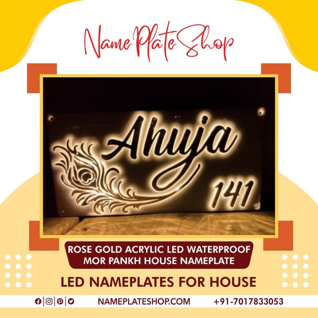 Best Nameplateshop For Your Own Led Name Plates