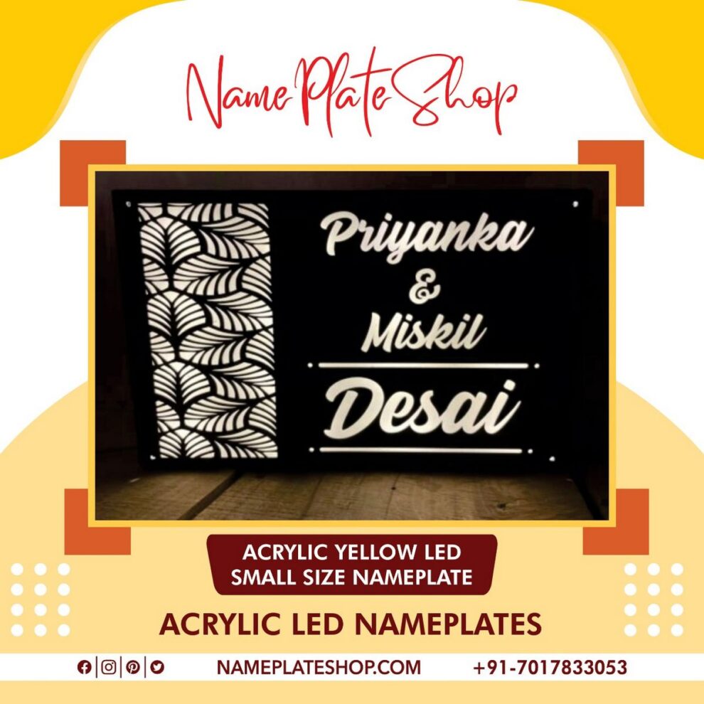 Best Acrylic LED Nameplates From Nameplateshop.com