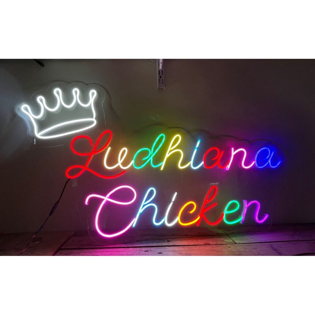 Customized Neon Sign - Multicolor Design Online Near Me