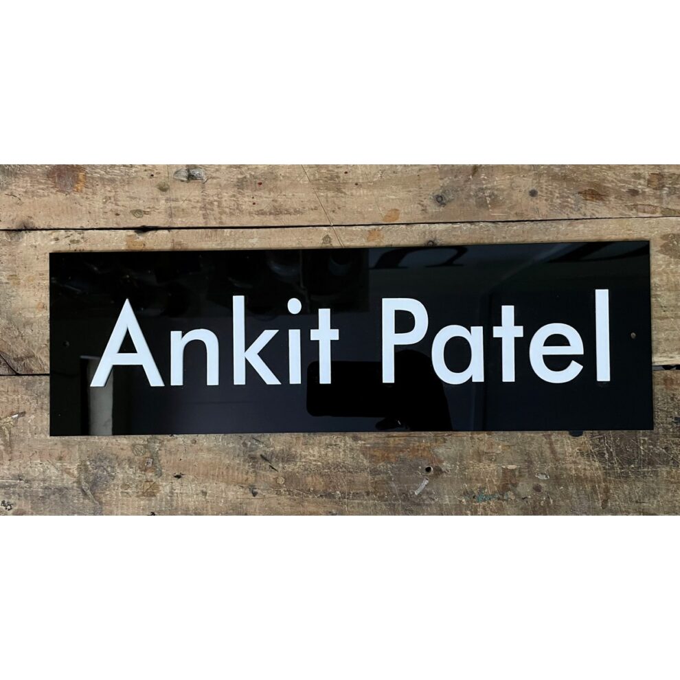 Shiv Ji Design LED Name Plate – Waterproof | Nameplate Shop