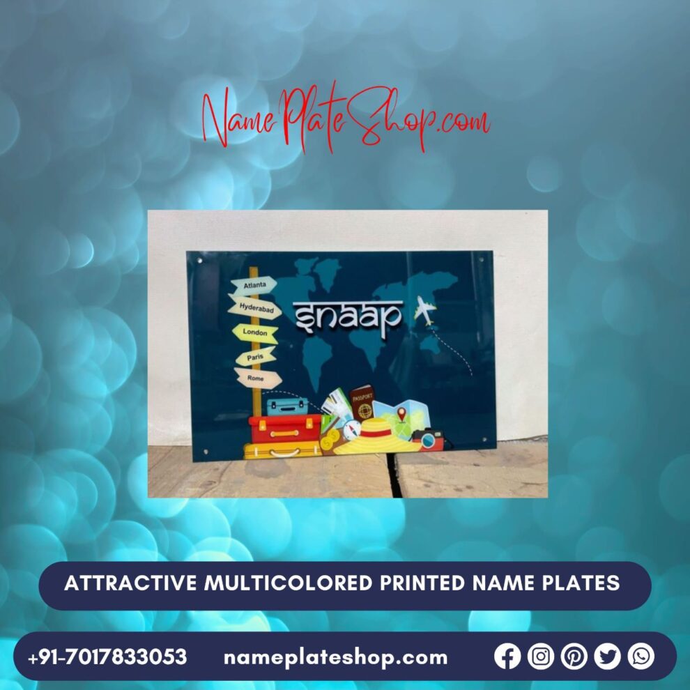 Buy Printed Nameplates For Home In India From NameplateShop