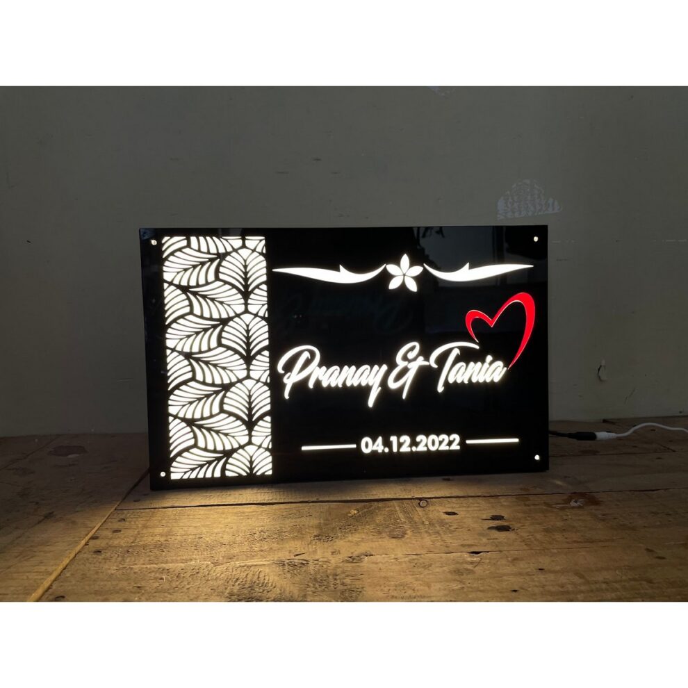 Acrylic Name Plate- Doctor Acrylic Name Plate - Waterproof