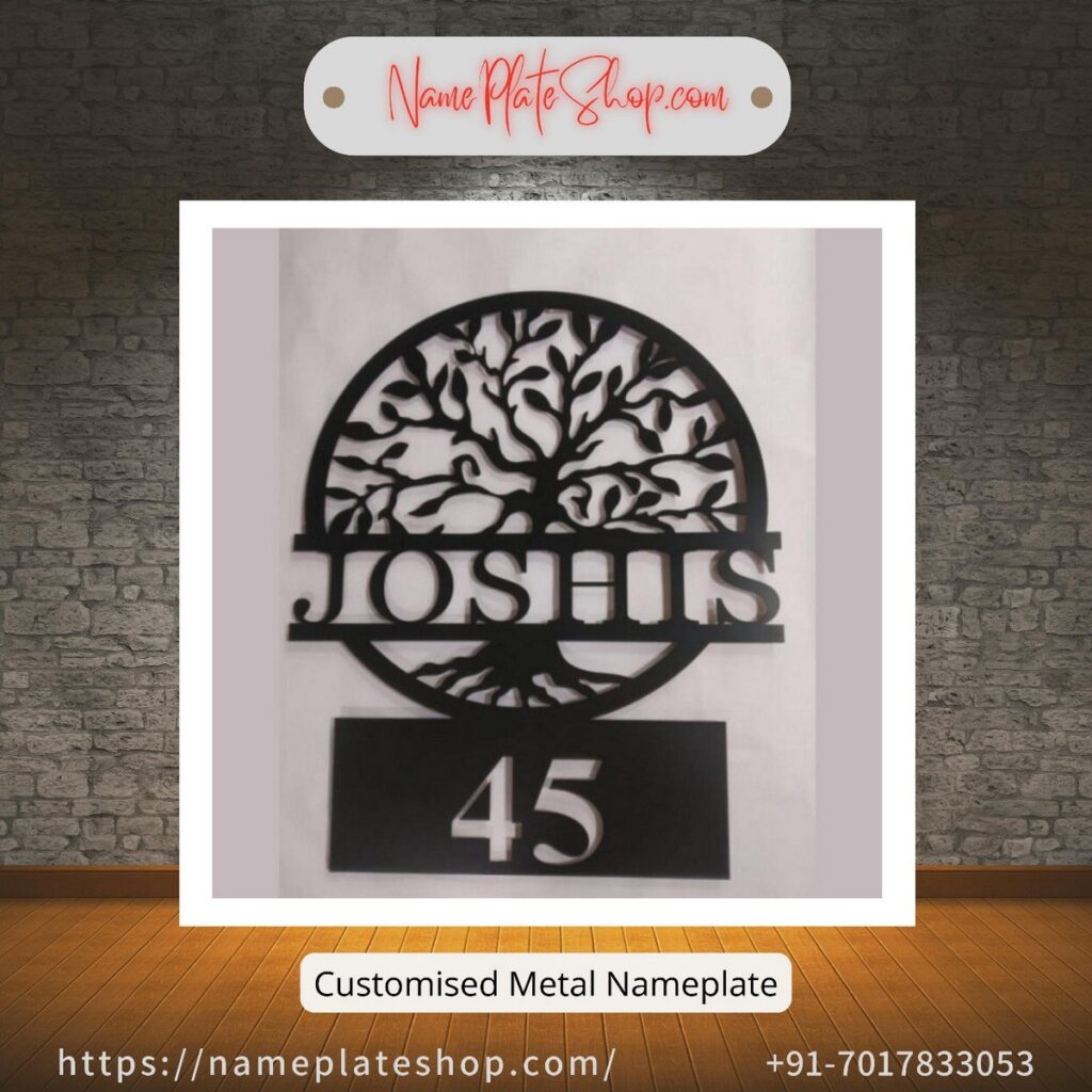 Shop For Customized Metal Nameplate On NamePlateShop