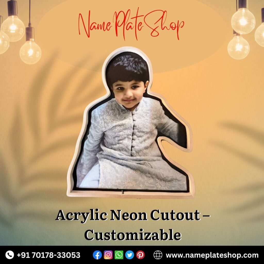 Buy Customizable Acrylic Neon Cutouts From NamePlateShop