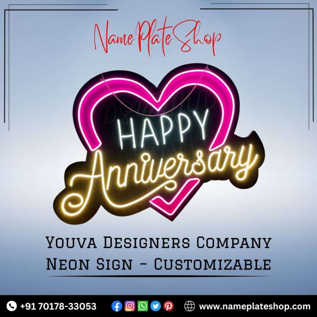 Customizable Neon Sign From Youva Designers Company