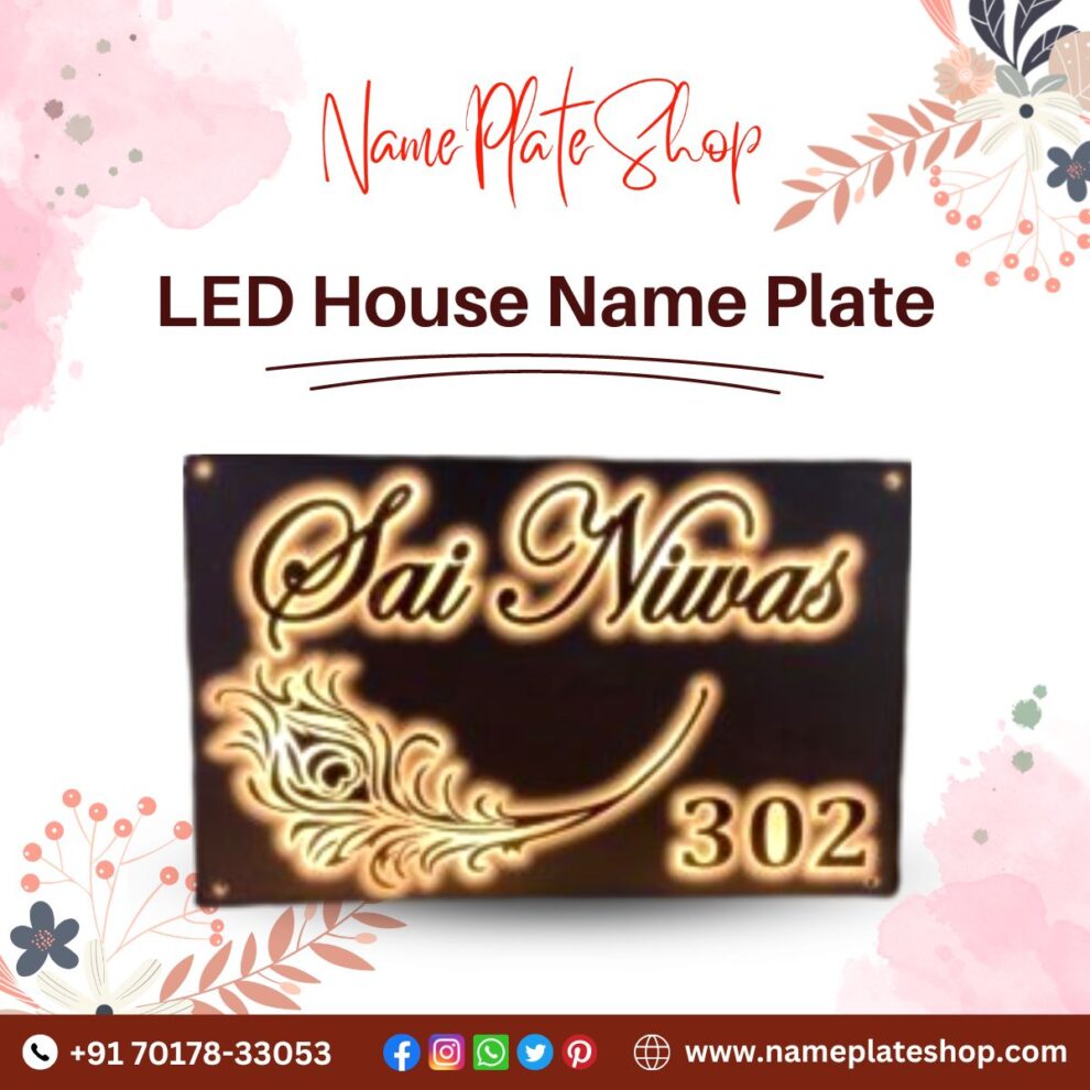 LED House Nameplate | Buy Online In India