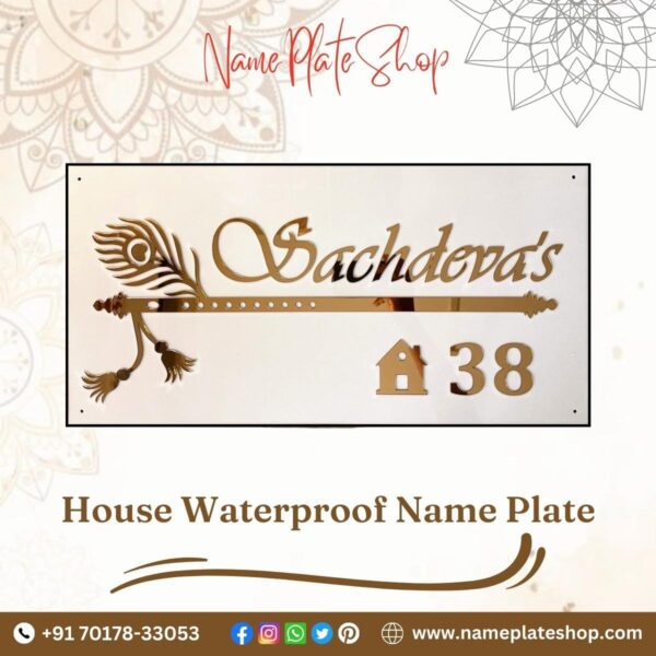 Best Waterproof House Name Plates Online In India