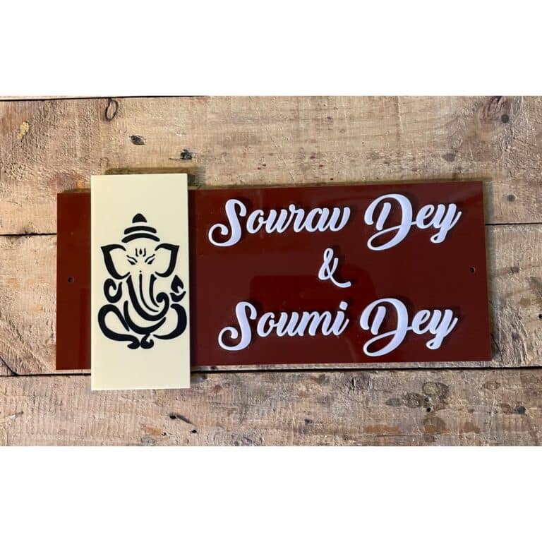 Stainless Steel Engraved Nameplate customizable