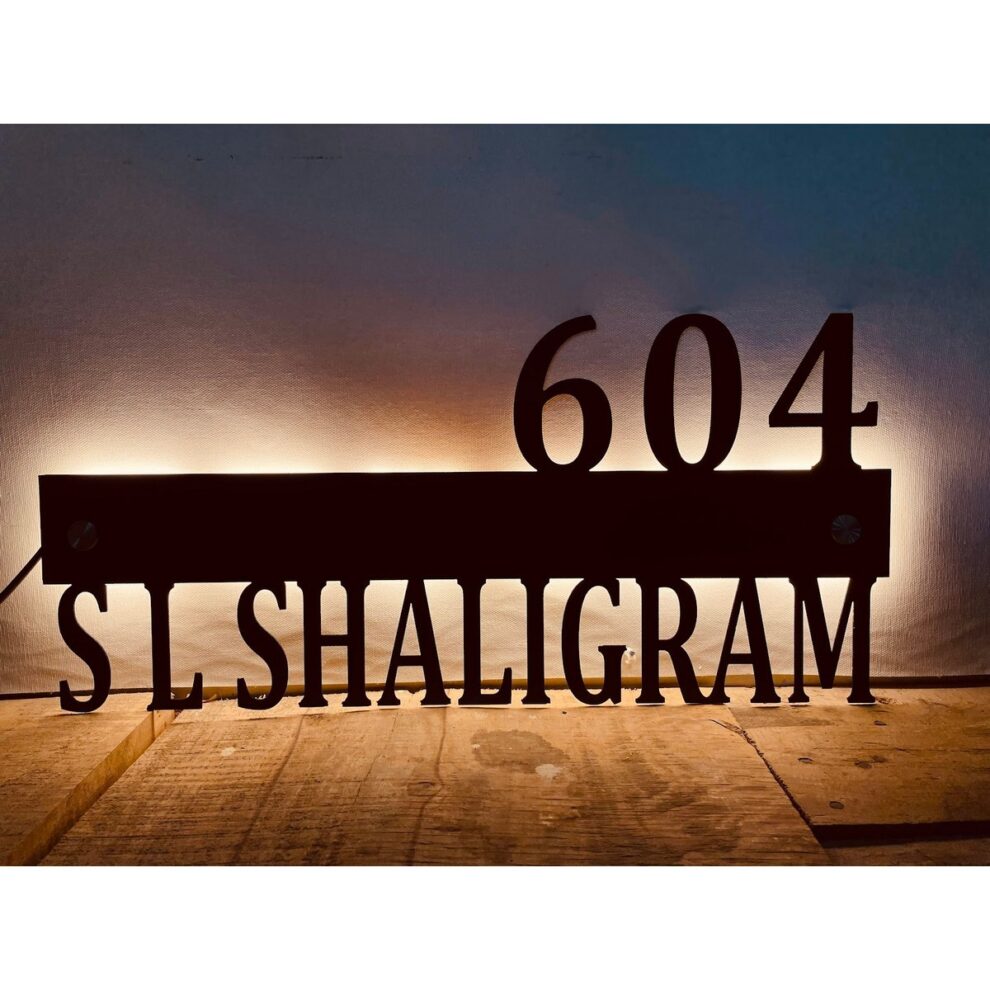 Stainless Steel 304 Engraved Name Plate - Waterproof