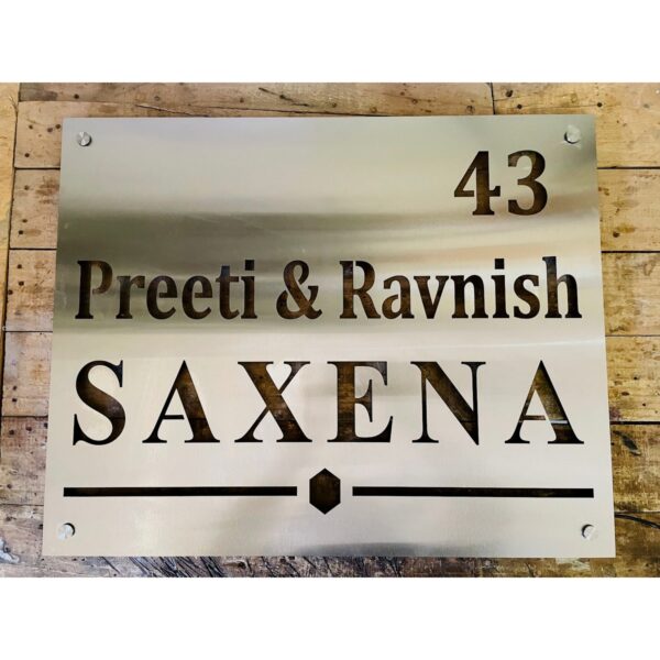 tainless Steel 304 Customizable LED Name Plate Customizable