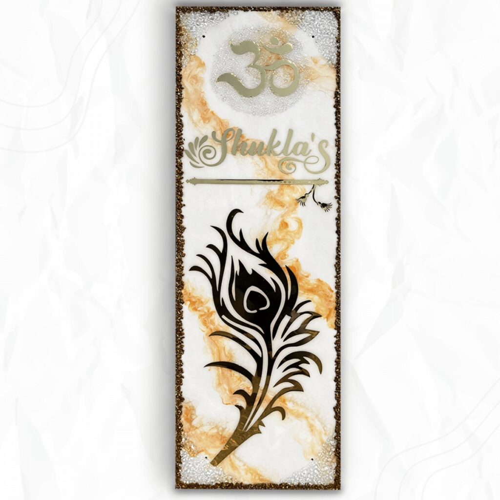 New Marble Nameplate - CNC Laser Engraved Marble Nameplate