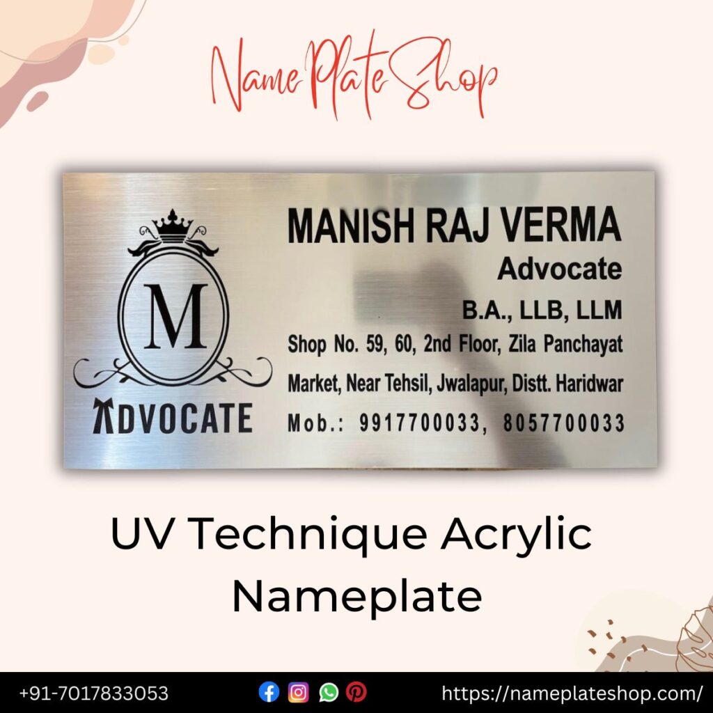 Discover Custom Acrylic Nameplates for Every Style