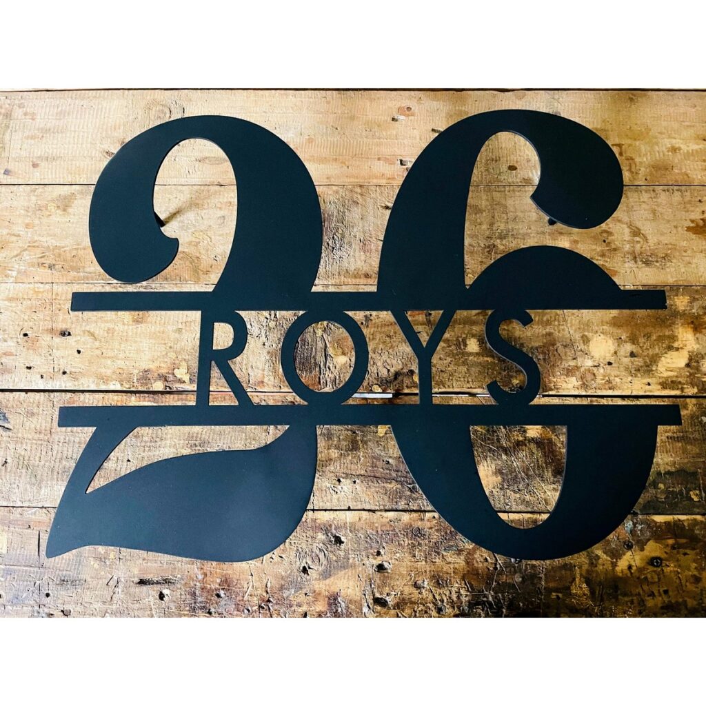 Metal Villa Name Plate - Waterproof Customized