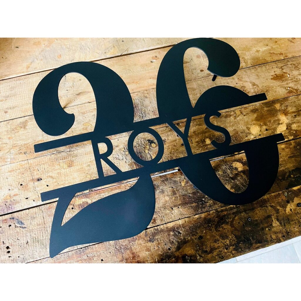 Metal Designer House Name Plate - 2 mm Thickness