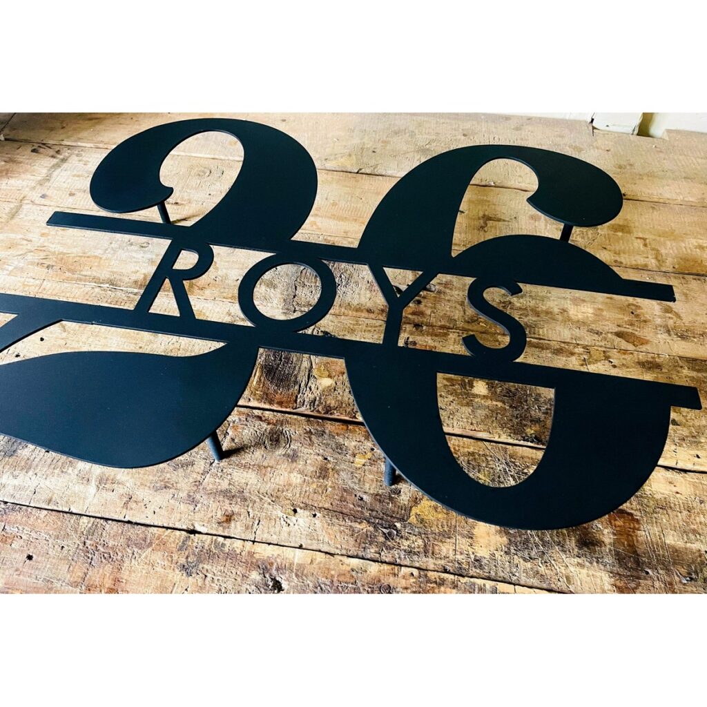 Metal Designer House Name Plate - 2 mm Thickness