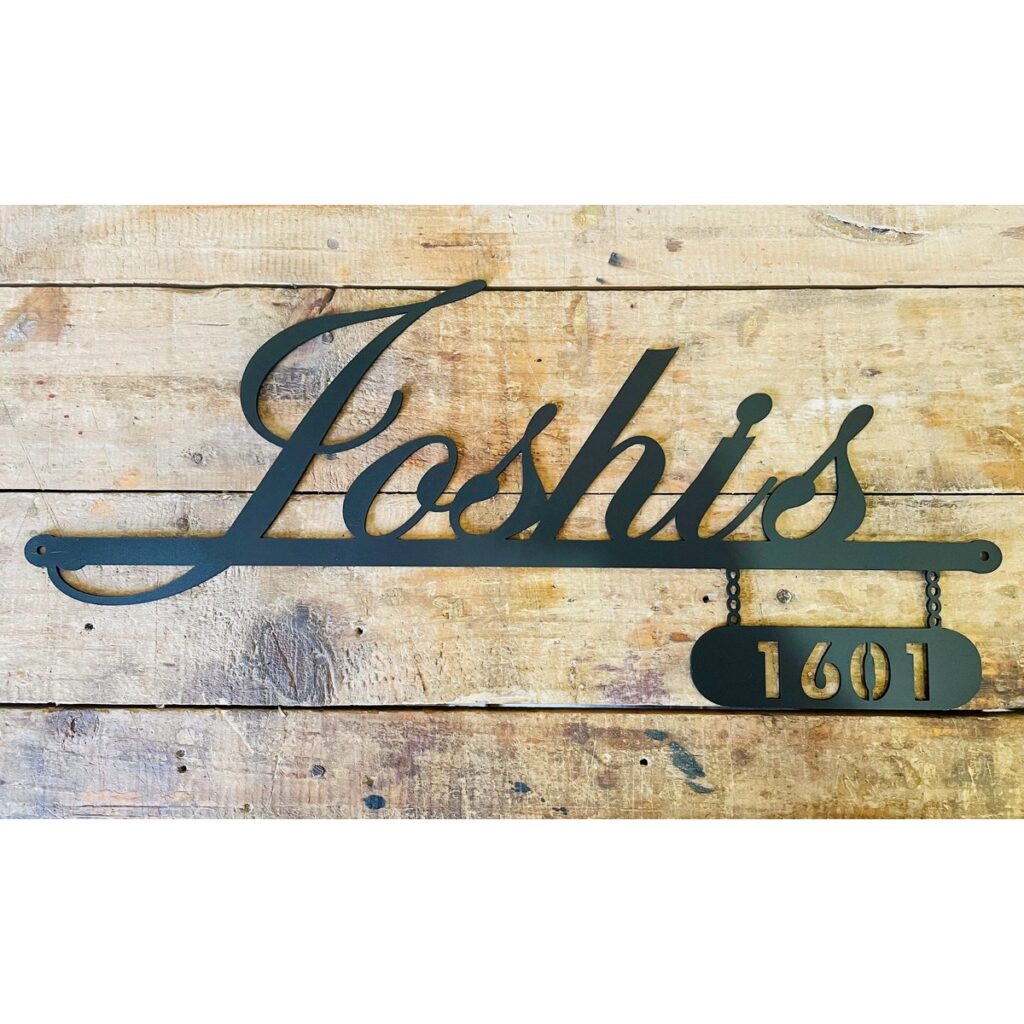 LED House Name Plate - Acrylic Customized