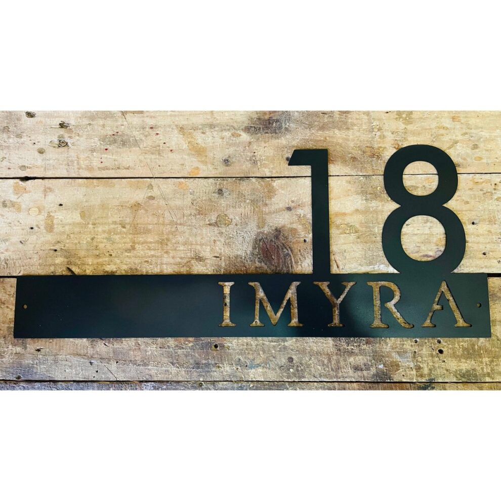 Metal House Name Plate - Customizable And Affordable Online