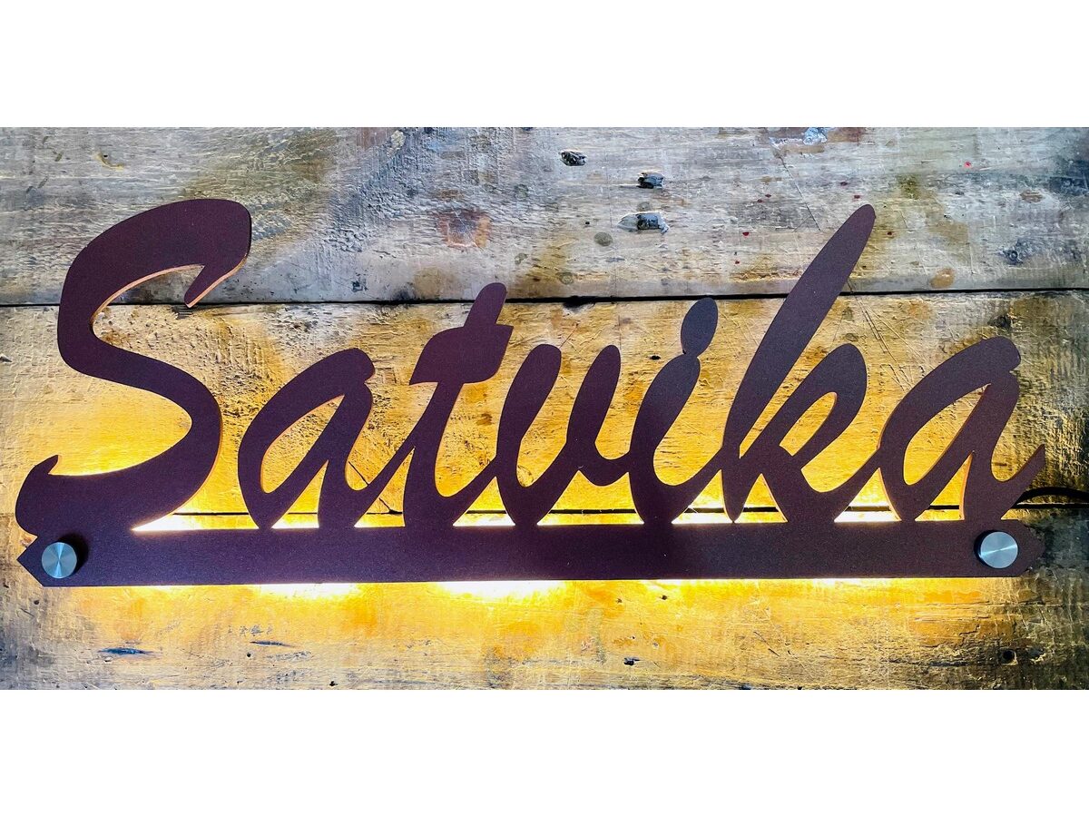 Sarika Name Logo