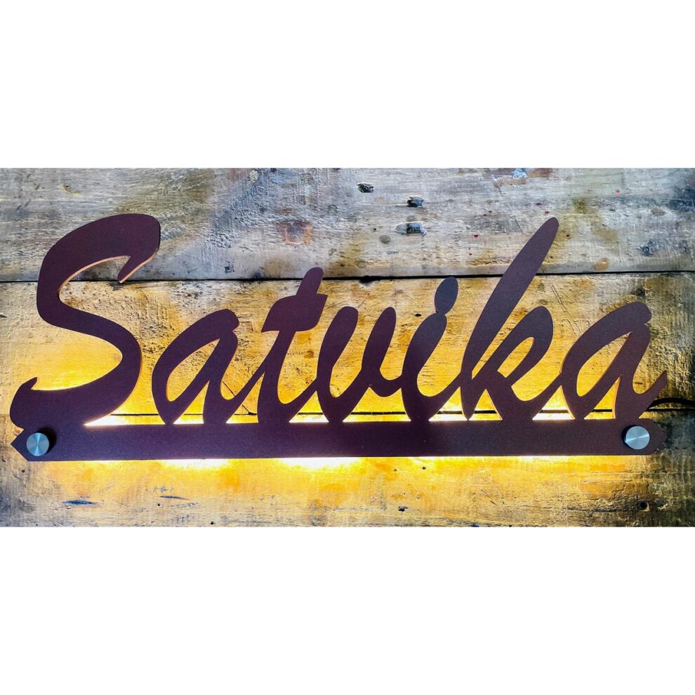 LED Metal House Number Plate Customized And Affordable