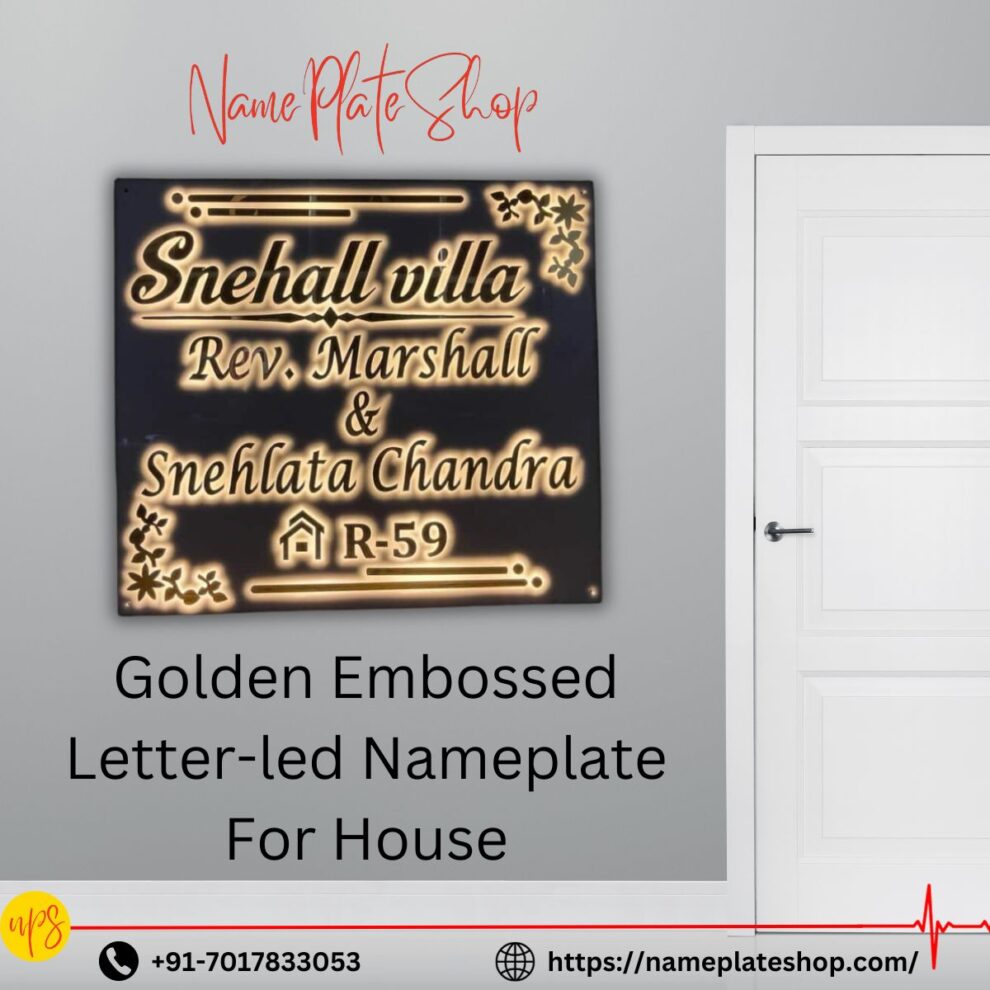 Light Up Your Life with LED Nameplates from NamePlateShop