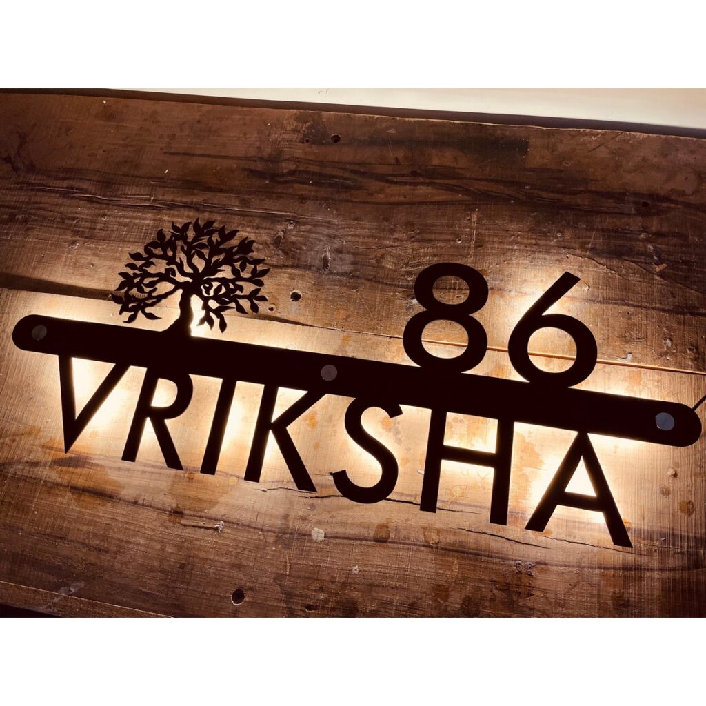 LED House Name Plate - waterproof - acrylic Online