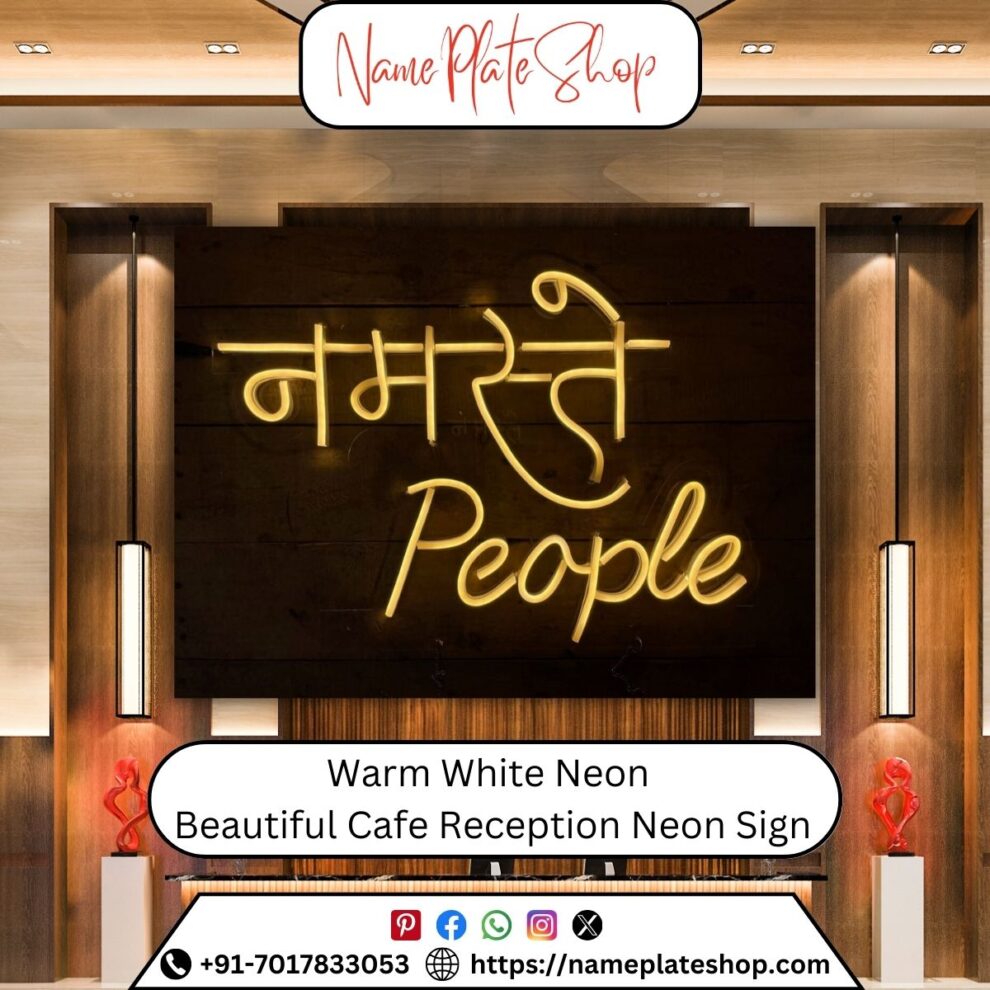 The Brightest Trend: Neon Signs for Cafes | NamePlateShop