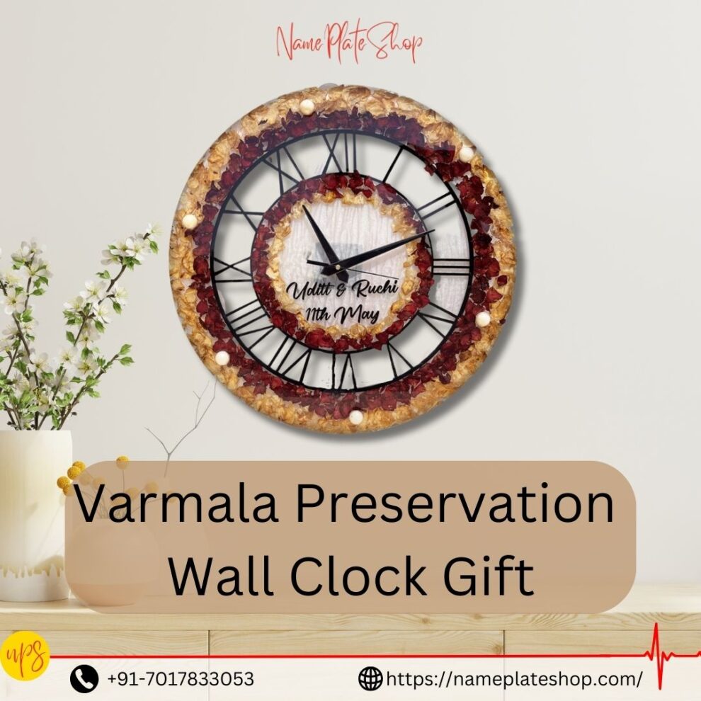 The Varmala Preservation Wall Clock | A Timeless Gift