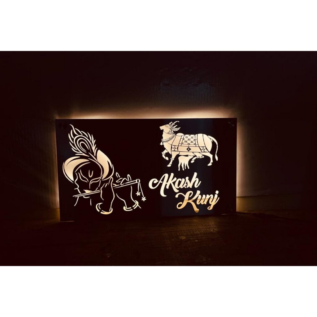 Stainless Steel Waterproof Led Name Plate | Customizable