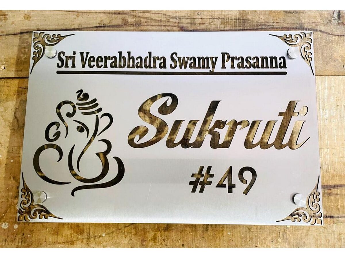 Laser Cut Out Name Plates Stainless Steel Nameplate | Laser Cut With