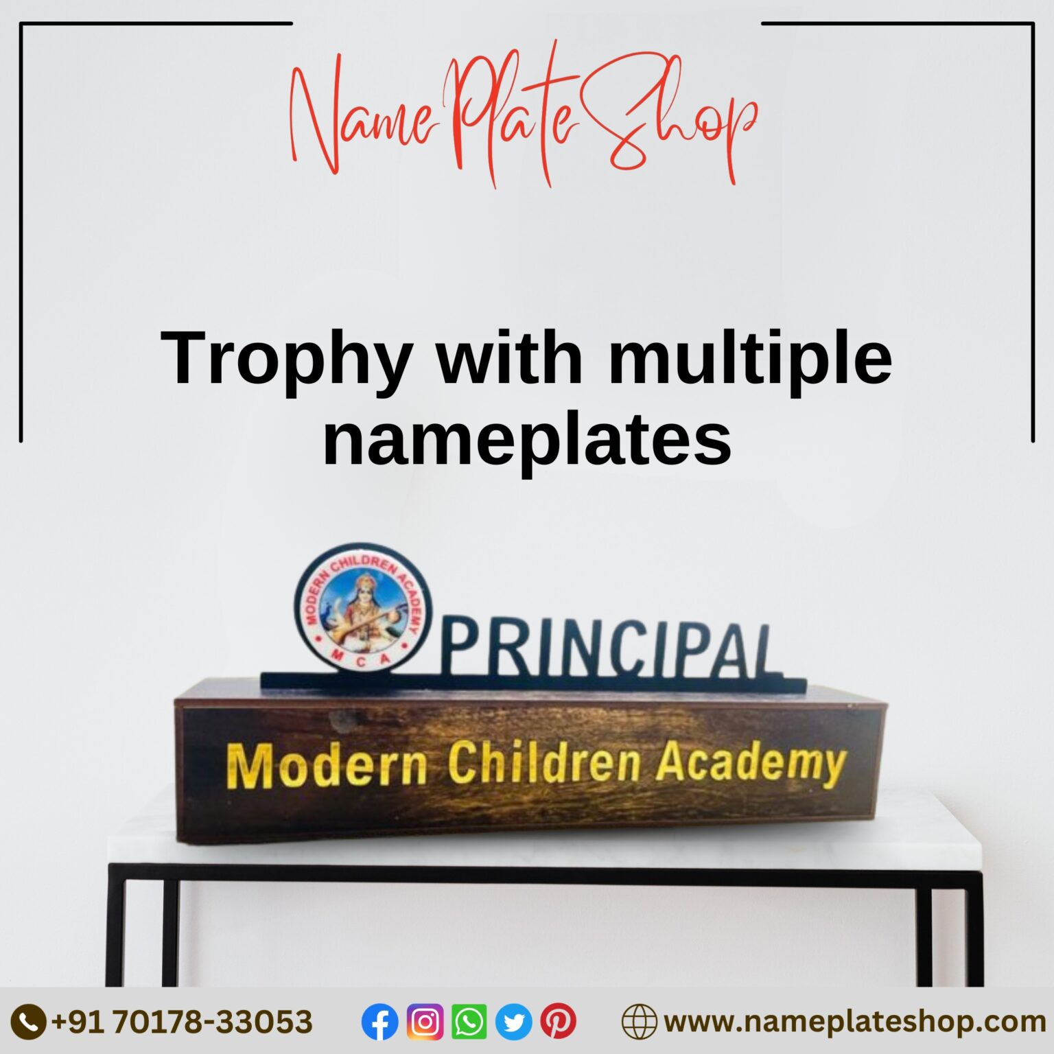 Art of Customized Desk Nameplates Desk Elegance