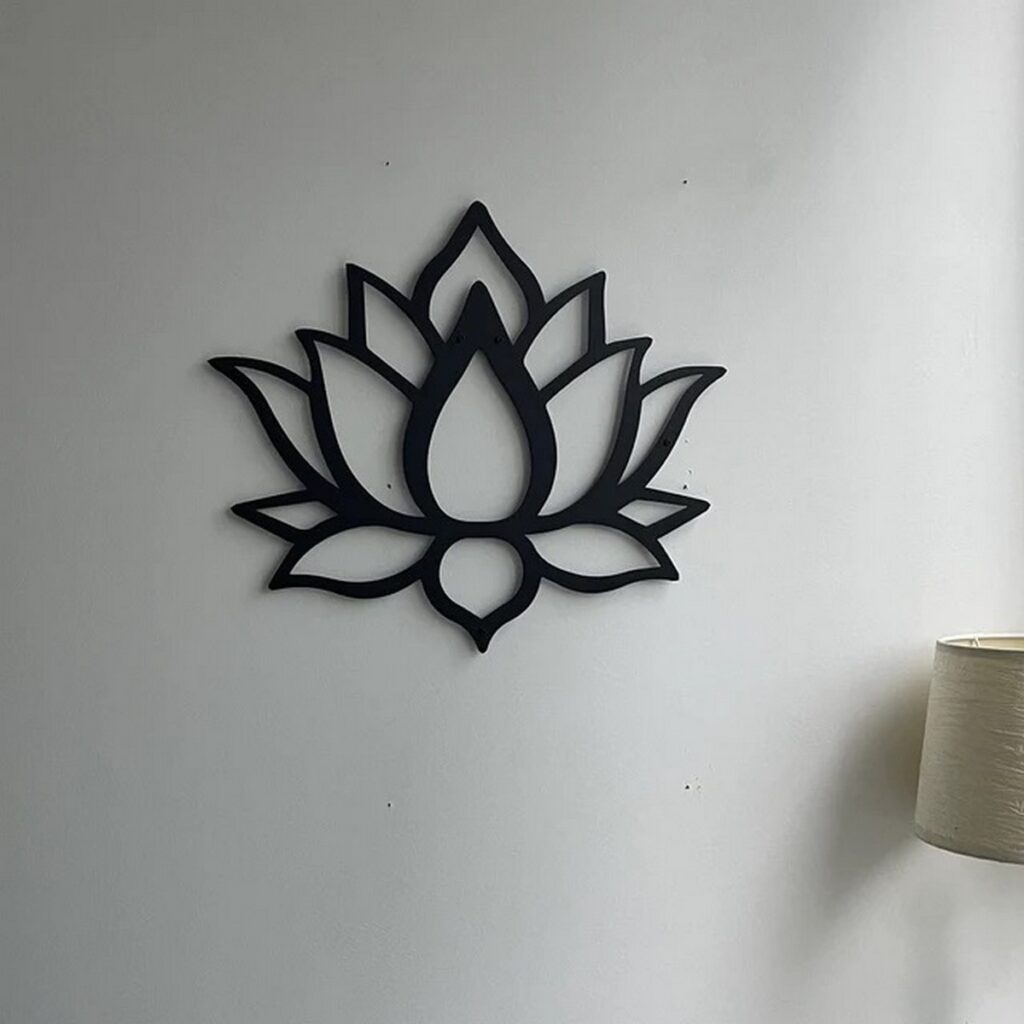 Lotus Flower Metal Wall Art Embrace 🌺 Uncommon Elegance