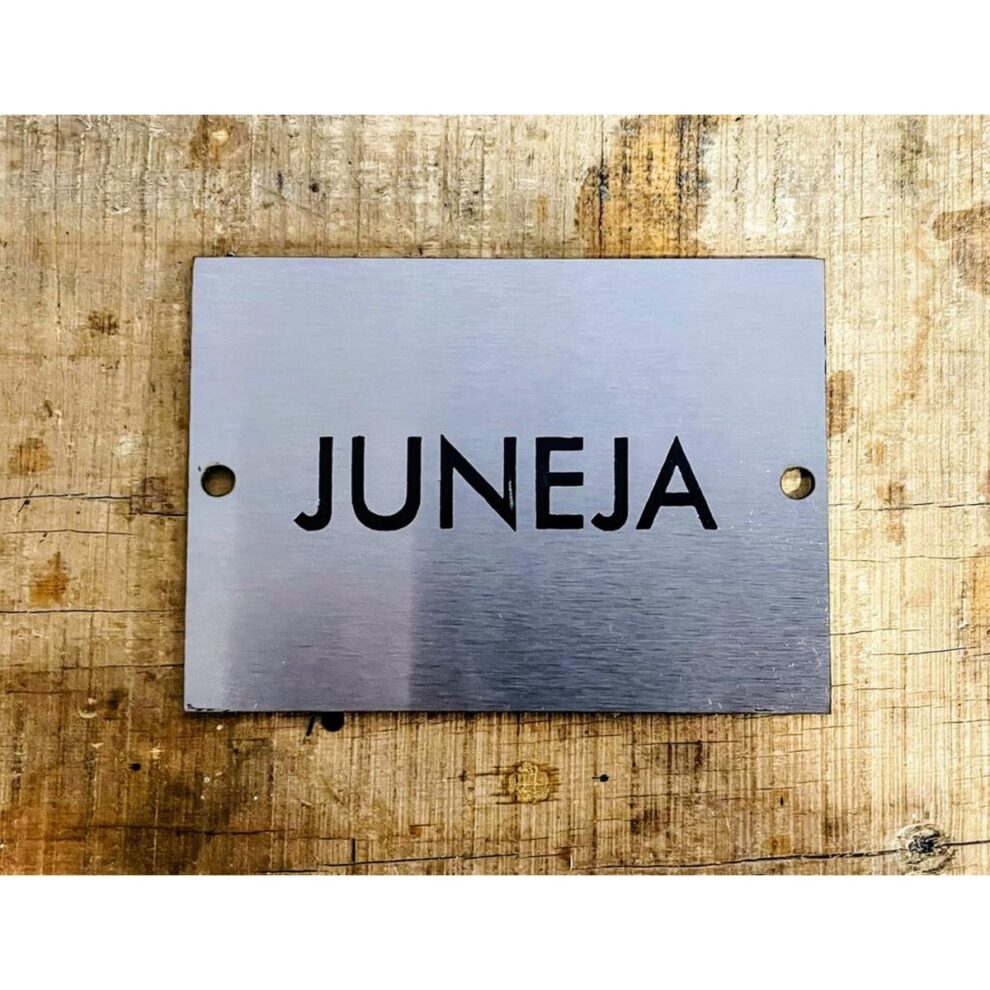 Bengali Multicolor Acrylic Name Plate - Waterproof