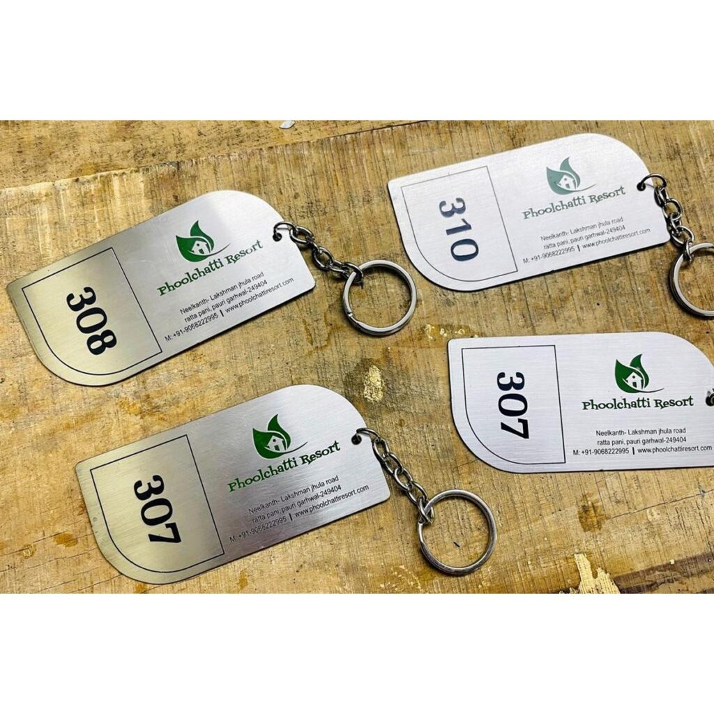 Metal Laser Engraved Keychains | Customize