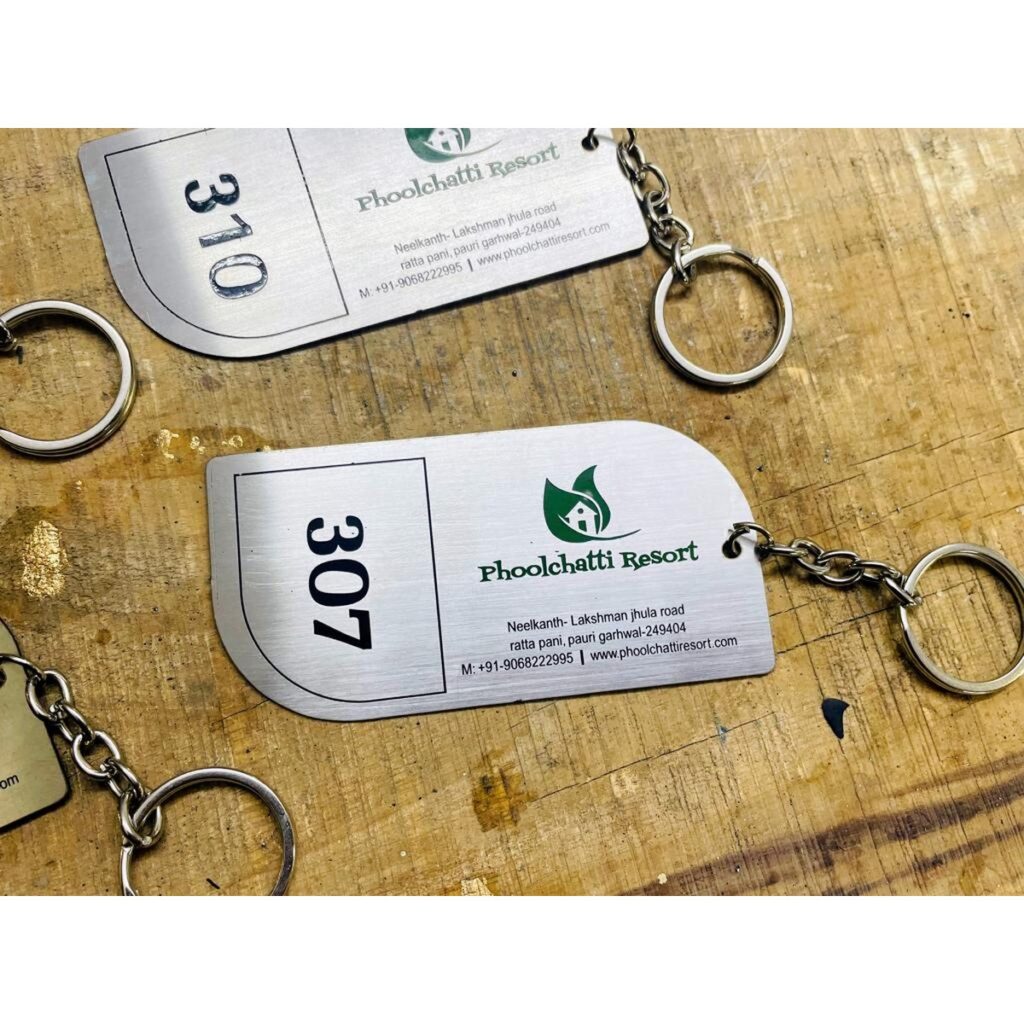 Metal Laser Engraved Keychains | Customize