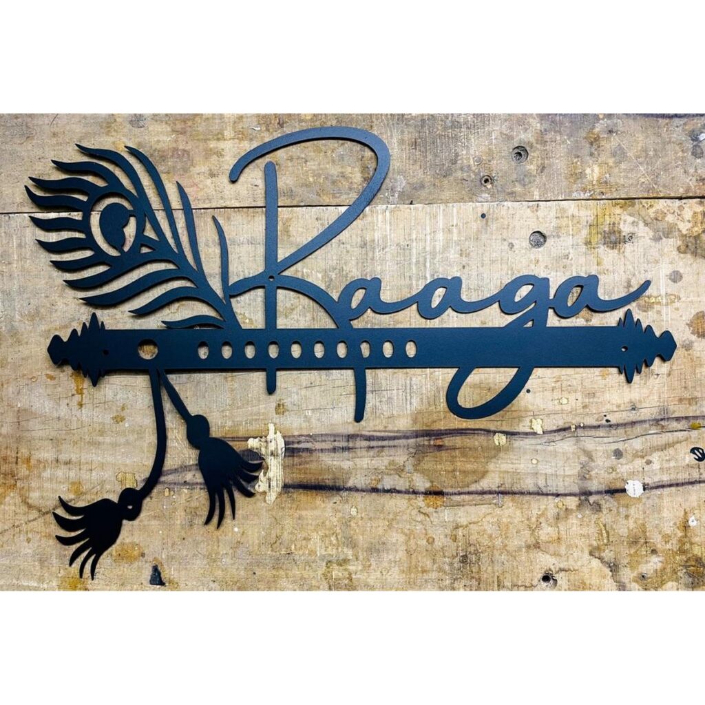 Metal Led Laser Cut Home Number Plate | Waterproof