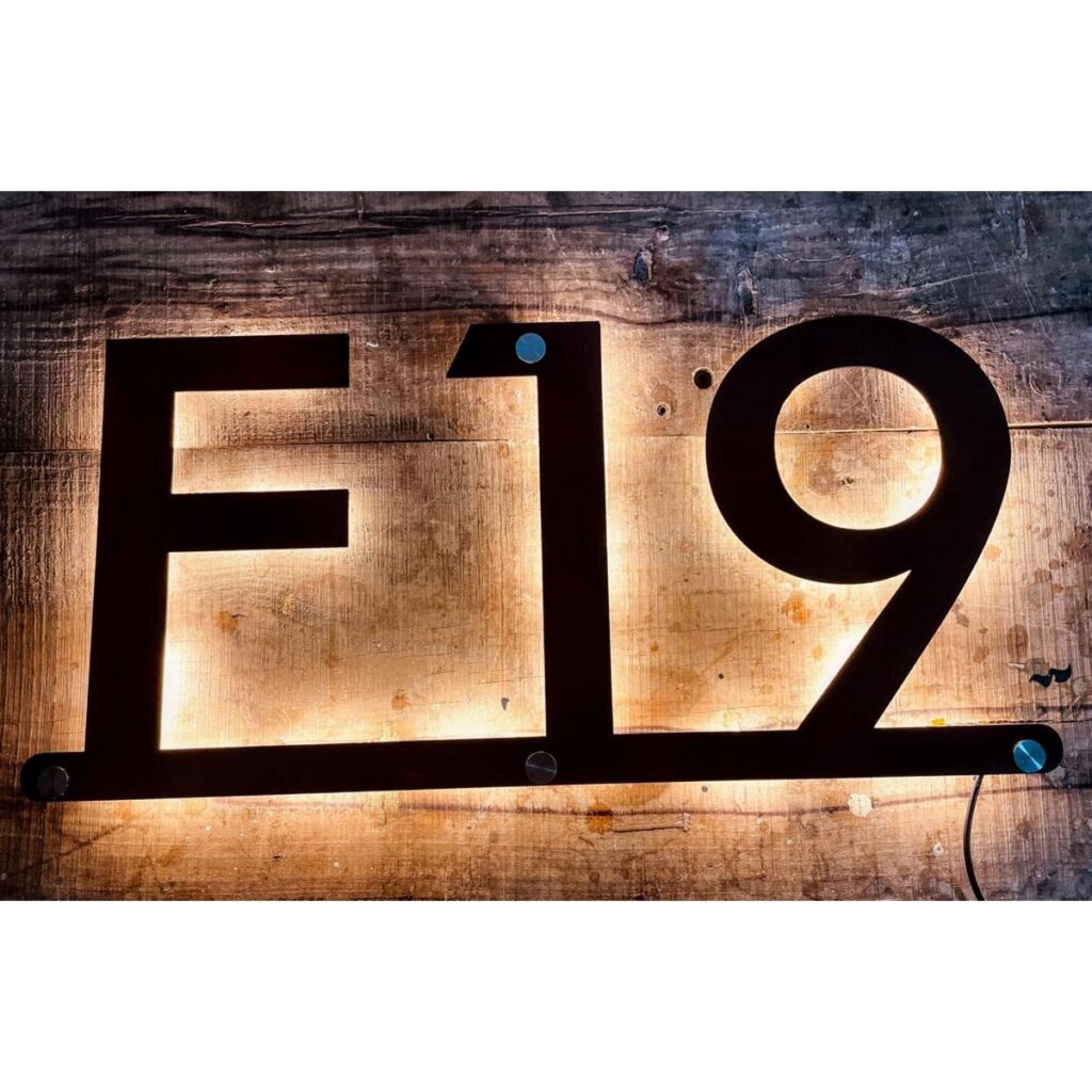 Bengali Multicolor Acrylic Name Plate - Waterproof