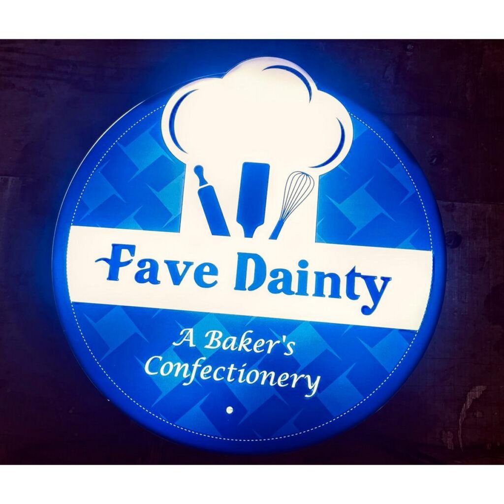 Reception Acrylic LED Logo Plate | Elevate Your Brand