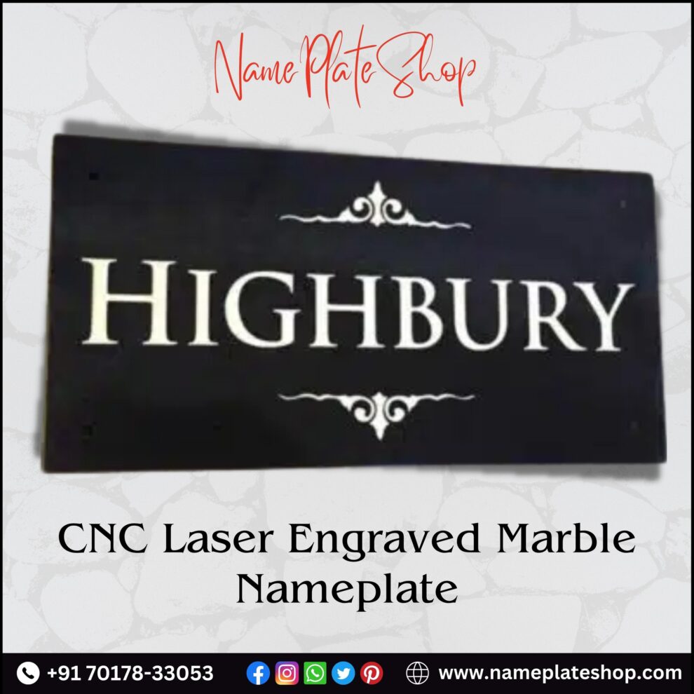Engraved Marble Nameplates | Elevate Your Home Entrance