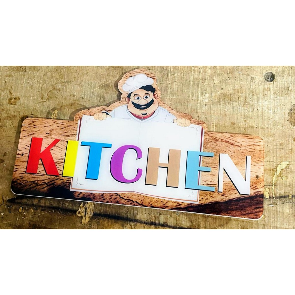 Acrylic Kitchen Door Name Plate 🍲 Personalize Your Kitchen