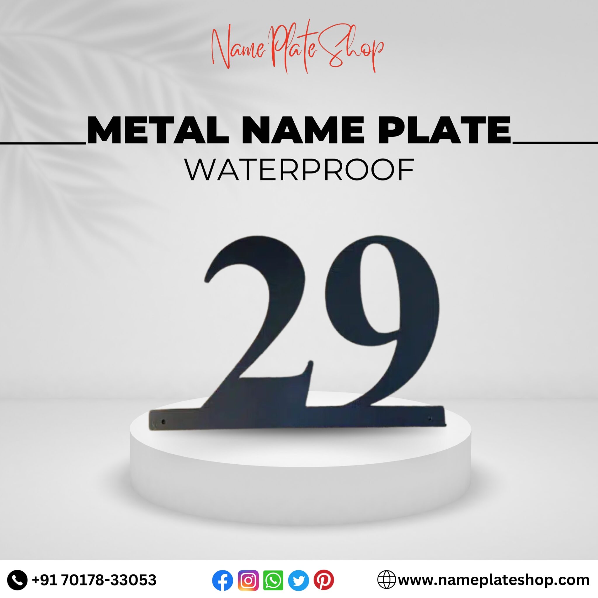 Allure of Waterproof Metal Name Plates 🌟 Unlocking Elegance